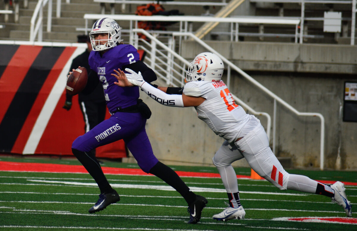Lehi tops Timpview 29-23 in epic triple OT 5A championship game | News ...